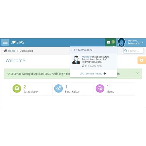 Jual Aplikasi SIAS : Sistem Informasi Arsip Surat - Kota Banda Aceh ... Jual Aplikasi SIAS : Sistem Informasi Arsip Surat - Kota Banda Aceh ...