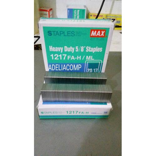 Jual ISI STAPLER BESAR 12/17 MERK MAX FOR 200 SHEET - Jakarta Barat ...