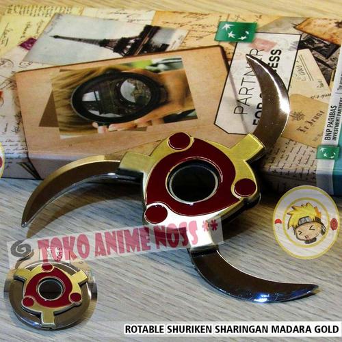 Jual Rotable Shuriken Sharingan Madara GOLD - Kab. Lampung Tengah ...