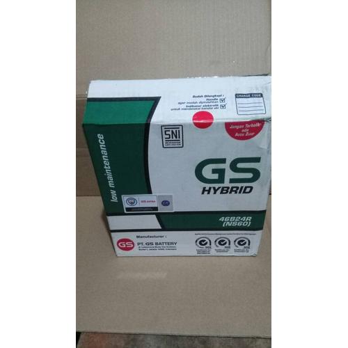 Jual Aki Accu GS Astra NS60 12V 45AH Amper Hybrid - Kota Depok - Buana Cipta Mandiri | Tokopedia