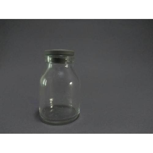 Jual botol asi 50 ml /botol kaca infus 50 ml + tutup rubber stopper ...