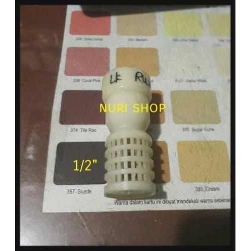 Jual Foot Valve/ Foot Klep/ Tusen Klep/ Tussen Klep PVC 1/2" - Kota ...