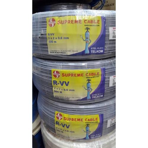 Jual Kabel Telepone Isi 4 ITC 2 Pair (2x2x0,6) / Kabel Telpon Supreme ...