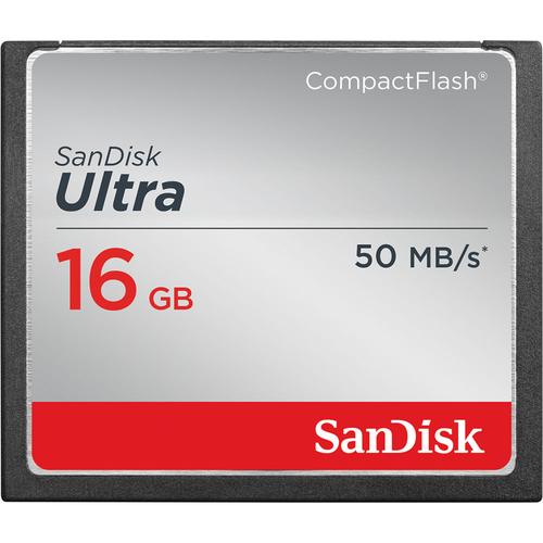 Jual SanDisk Ultra Compact Flash (CF) Card (50MB/s) - 16GB - No Brand ...