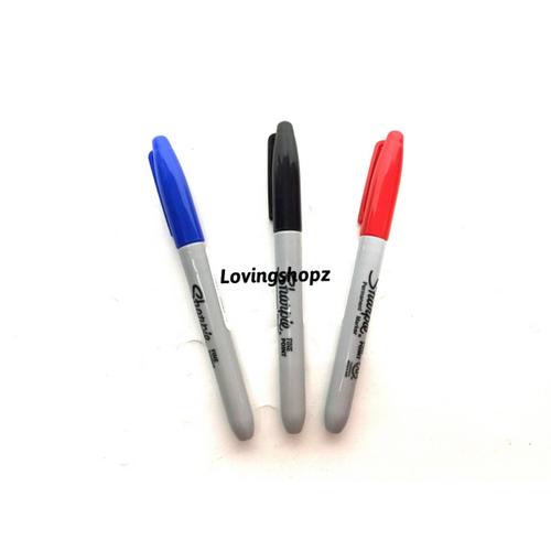 Jual Spidol /Pulpen Sharpie Permanent Marker Fine Point - Hitam ...