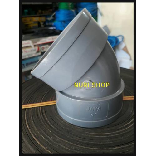 Jual keni/ Knee/ Elbow 45 derajat PVC 3" D JAYA - Kota Surabaya - nurishop surabaya | Tokopedia