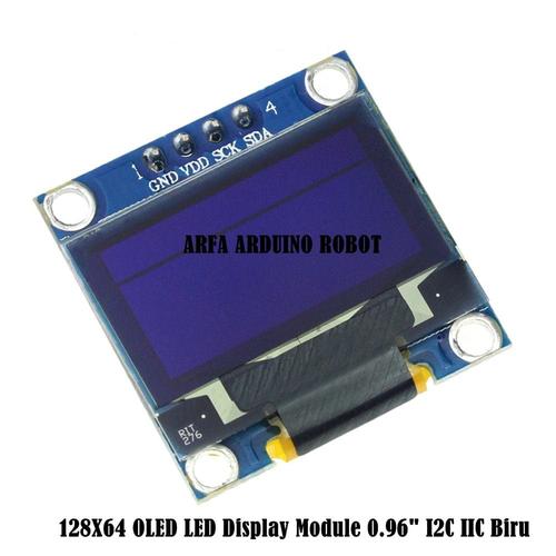 Jual Modul OLED 0.96" warna BLUE I2C Arduino display oled - Jakarta ...