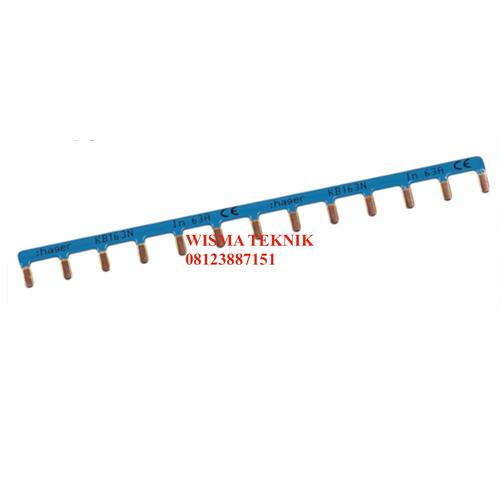 Jual BUSBAR MCB 1P BLUE INSULATION HAGER 13 MOD TYPE KB163N - Jakarta ...