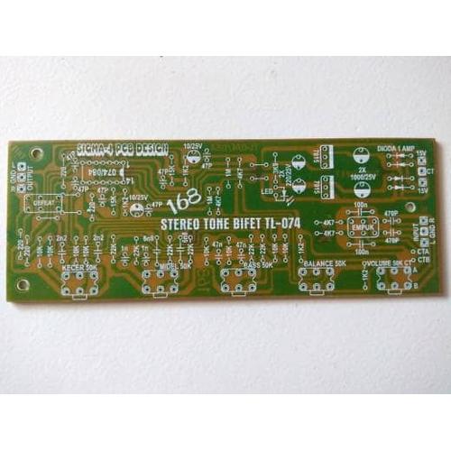 Jual PCB Stereo Tone Control Bifet TL074/084 - Kab. Madiun - Imam Tech ...