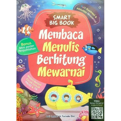 Jual Smart Big Book : Membaca, Menulis, Berhitung, Mewarnai - Jakarta ...