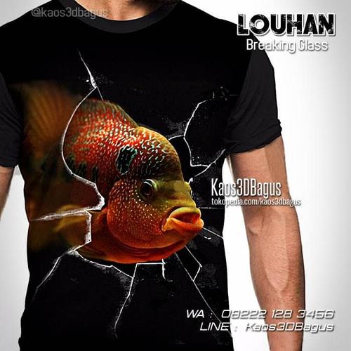 Jual Kaos IKAN LOUHAN | Kaos 3D | Kaos Gambar Ikan Hias - Kota Bandung ...