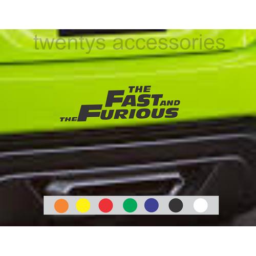 Jual stiker the fast and the furious sticker body belakang mobil - Kab ...