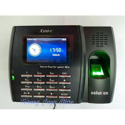 Jual Mesin Absen Sidikjari Solution X100-C Fingerprint Scanner X100C ...
