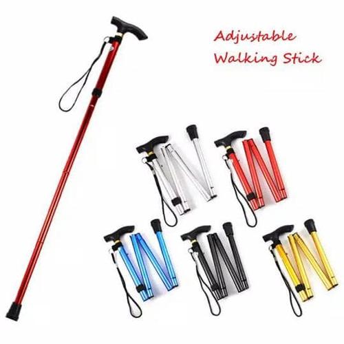 Jual trekking pole lipat / tongkat pendakian / tracking pole - Hitam ...