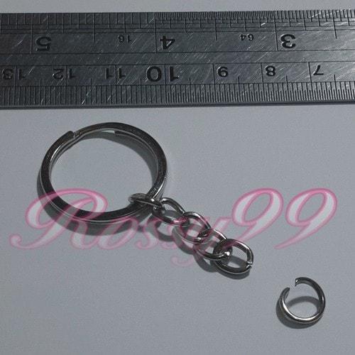 Jual Ring Gantungan Kunci Rantai Biasa Plus Ring O Model Pipih Gepeng ...