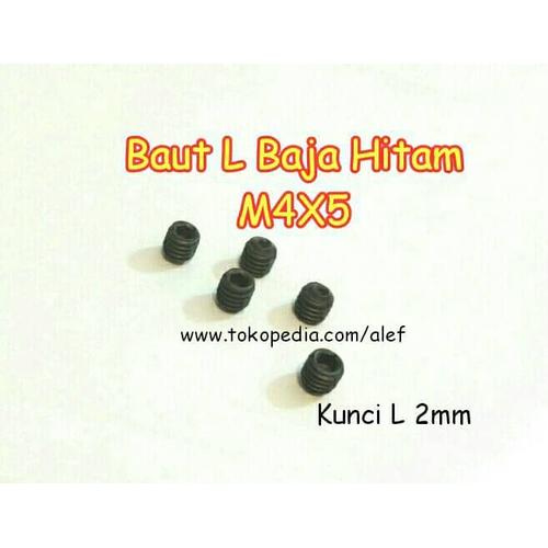 Jual Baut Tanam L M4 X 5 Baja Hitam set L - Kota Surabaya - Alef ...