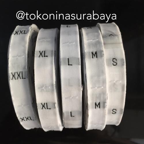 Jual Label Size / Label Baju / Label Ukuran - Kota Surabaya - Toko NINA ...