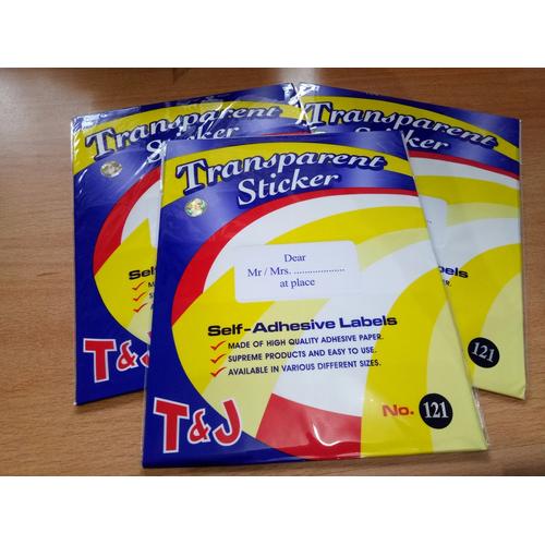 Jual Label Undangan Transparan 121 Tom & Jerry / T&J Transparant ...