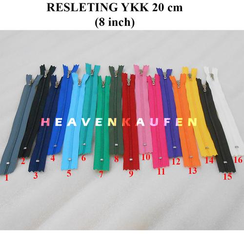 Jual Resleting/Zipper YKK 20 cm (8 inch) Murah Warna-Warni - Kota Malang - Heaven Kaufen | Tokopedia