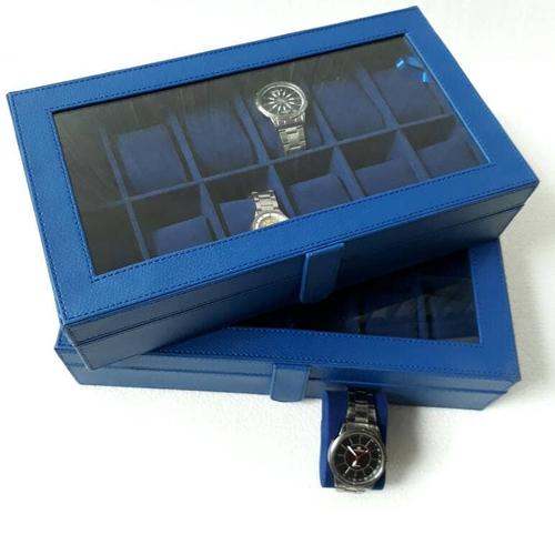 Jual Kotak/Box Jam Tangan Isi 12 Full Biru - Hitam Cream - Kab. Bantul ...