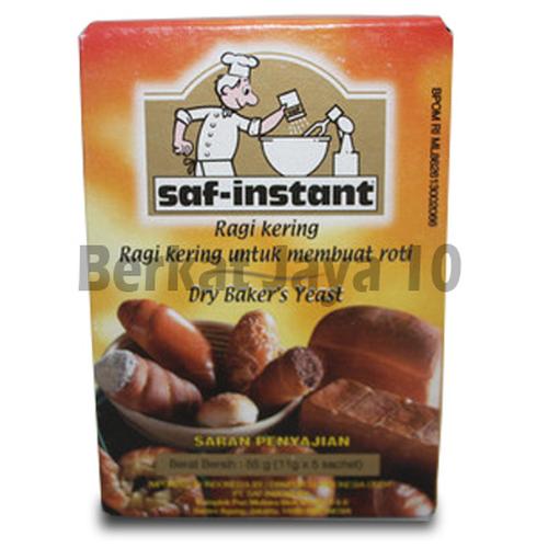 Jual SAF INSTANT Sachet Dry Yeast Instan Saset Box / Dus (isi 5 x 11 ...