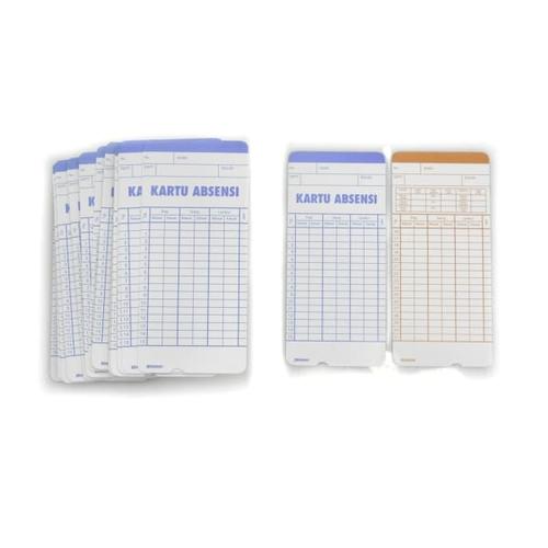 Jual Kartu Absensi Karyawan 1 pack (100pcs)/ Absen Warna - Jakarta ...