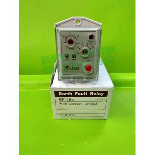 Jual earth fault relay EFR MH EF18E efr mh ef 18 e ac 220/240 0.1-2A ...