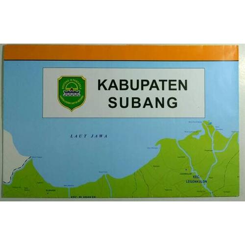 Jual PETA KABUPATEN SUBANG - Jakarta Selatan - bacalagi | Tokopedia