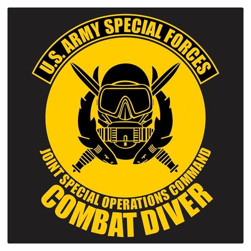 Jual US Army Special Forces Combat Diver Cutting Sticker - Kota Bandung ...