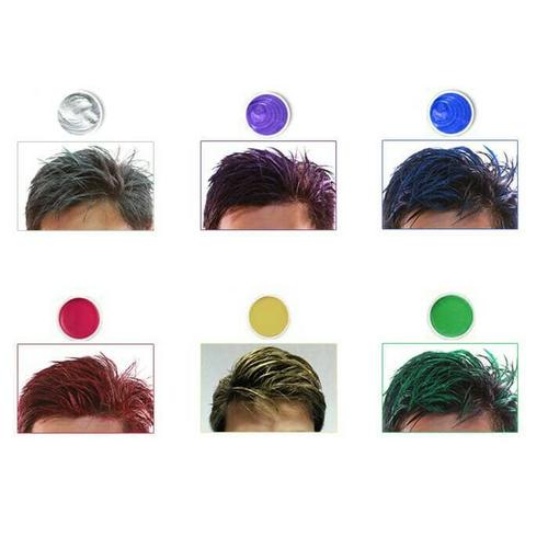 Jual Pomade warna 120gr pomed colours color hair dye wax pewarna rambut ...