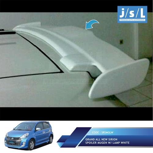 Promo Grand All New Sirion Spoiler JSL Lampu / Rear Spoiler w/ Lamp ...