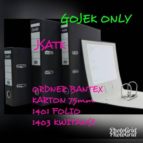 Jual ORDNER BANTEX KARTON 1401 FOLIO 1403 KWITANSI KHUSUS GOJEK - Hitam - Kab. Serang ...