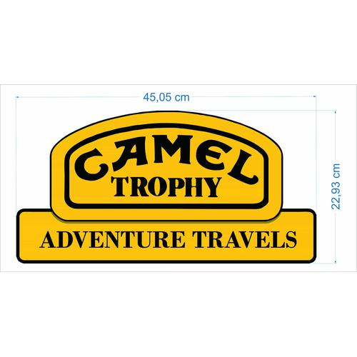 Jual Stiker Mobil, Camel Trophy _Yellow Bright (pernik offroad, 4X4 ...