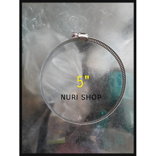 Jual Klem selang/ Klem pipa/ Klem bulat/ Hose Clamp 5" - Kota Surabaya ...