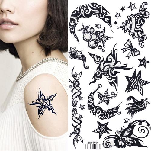 Jual Abstract Moon Star - Temporary Tattoo / Tato Temporer - Jakarta ...