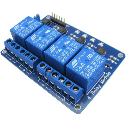 Jual Relay module 5v 4 channel / Modul Relay 4 Chanel Relay Modul 4 ...
