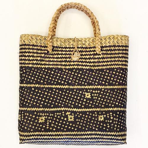 Jual Tas Purun Motif, Tas Anyaman Rotan Motif Dayak, Tas Borneo ...