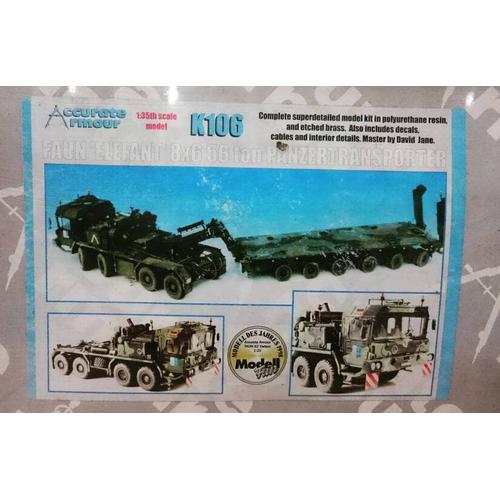 Jual Accurate Armour Faun 'Elefant' 8x6 56 ton Panzer Transporter 1:35 ...