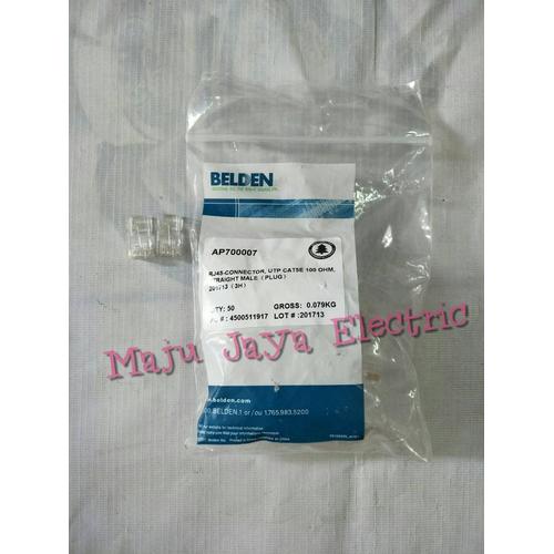Jual Jack Connector RJ45 ORI Belden Konektor RJ 45 UTP Cat5E LAN Male ...