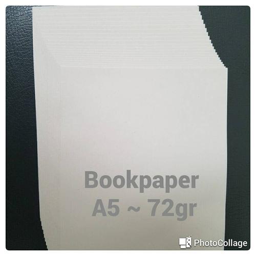 Jual kertas bookpaper A5 72 gram 50 lembar book paper novel - Jakarta ...