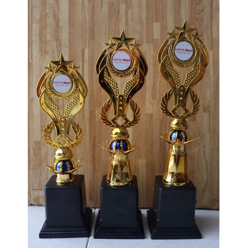 Jual PIALA | TROPHY TK-SM-FT3 1 SET (Juara 1-3) Biru - Kota Surabaya ...