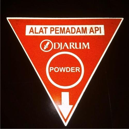Jual Cutting Sticker / Stiker Custom Safety Sign APAR Reflective ...