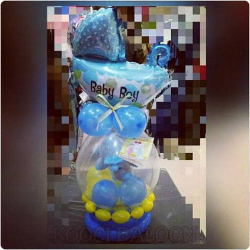 Jual Parcel balon/hadiah lahiran/graduation/stuffed balon/custom balon ...