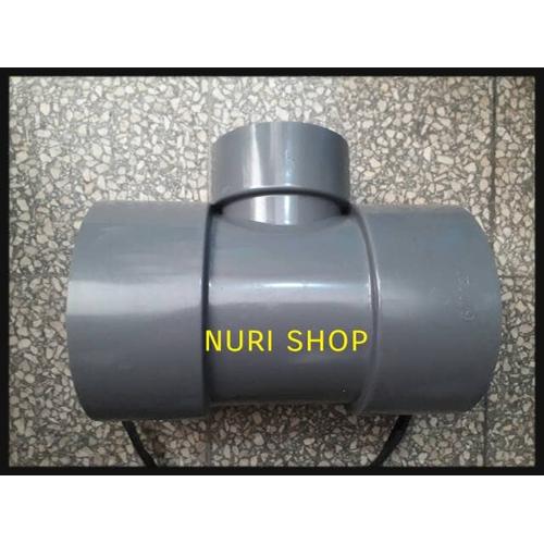 Jual Tee 6" X 4" inch D pvc RUCIKA / Reducer Tee verlop vlok flok tee ...