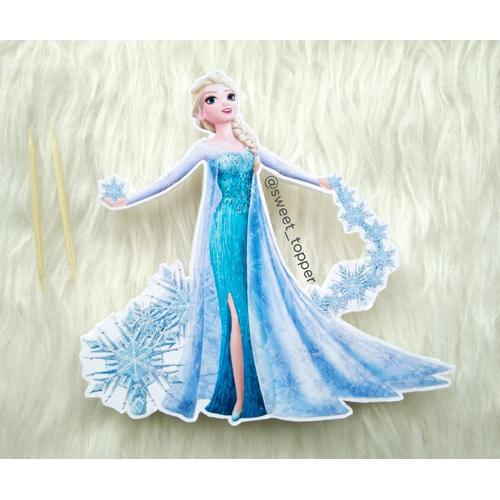 Jual Topper Background Princess Elsa utk hiasan kue dll - Kab. Bandung ...