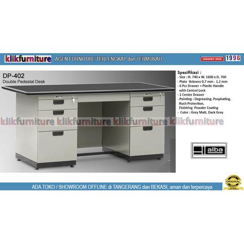 Promo DP 402 ALBA Meja Tulis Kantor Laci Besi Cicil 0% 3x - Kota ...