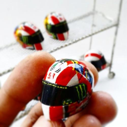 Jual miniatur helm moto gp ranch for diecast motor 1:12 - Kota Bekasi ...