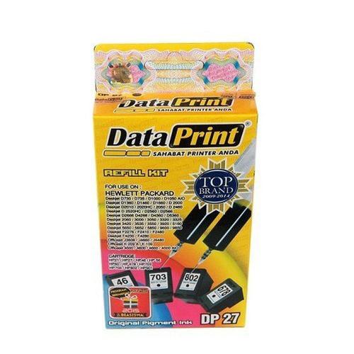Jual Refill Kit Tinta Suntik Data Print Hitam Black DP 27 DP27 -Printer ...