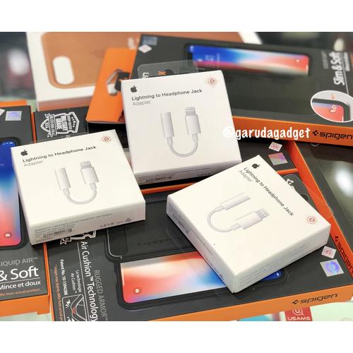 Jual Apple Lightning to 3.5 mm Headphone Earpod Jack Adapter Original ...