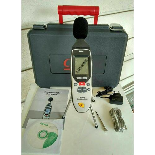 Jual Sound Level Meter CEM DT 855 + CD Software USB with Data Logger DT ...